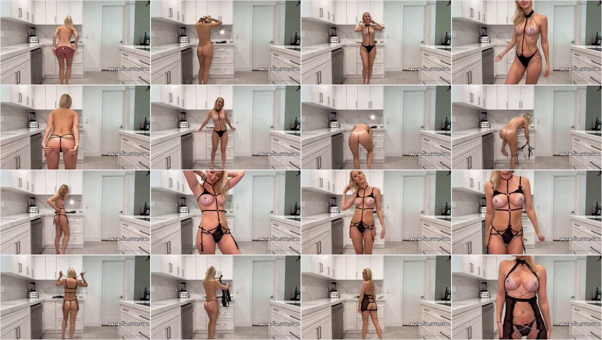 Vicky Stark DOMINATRIX Costume Try On Haul Video Leaked