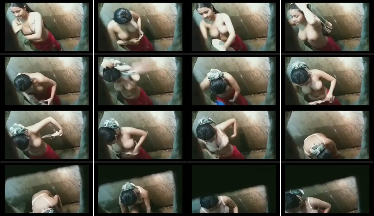 Village Stepsister Big Boobs Caught On Hidden Cam