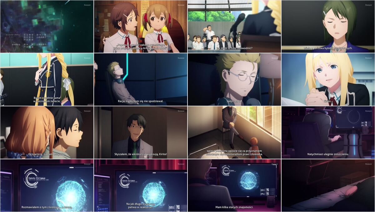 Sword Art Online Alicization - War of Underworld 2 - Sezon 4 Czï¿½