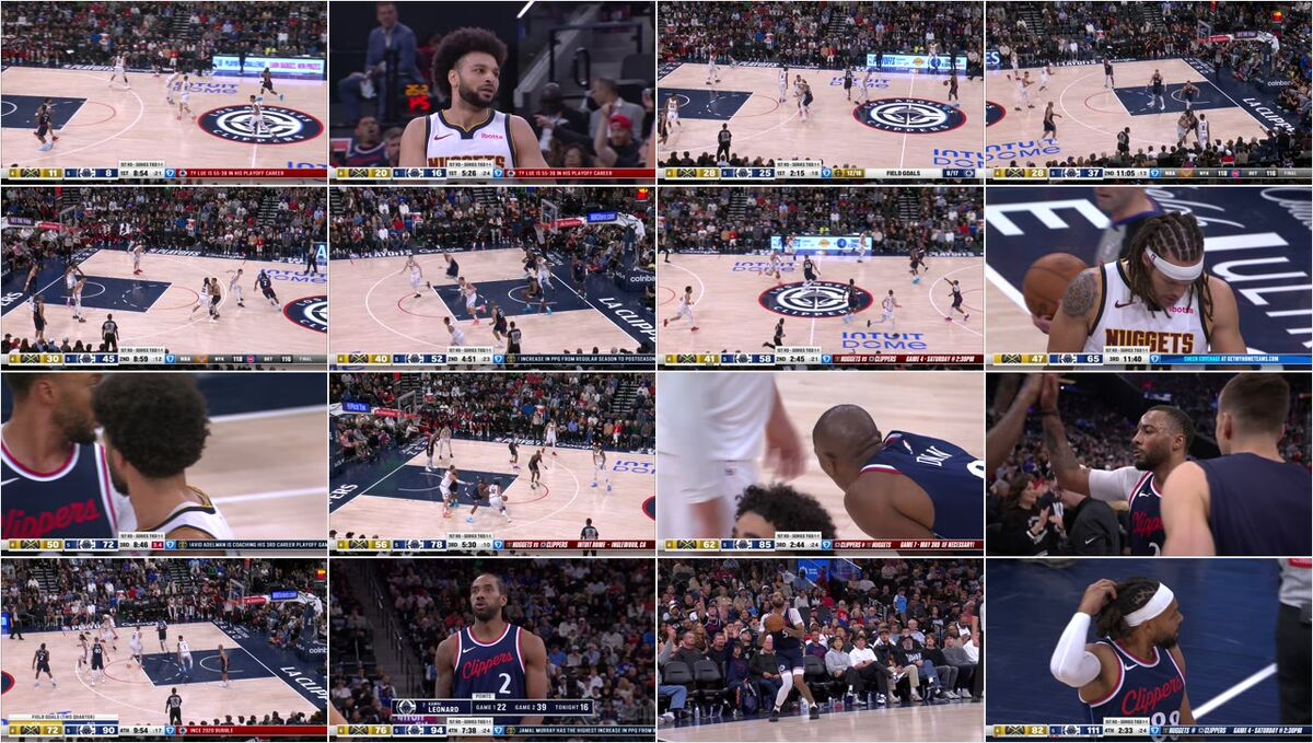 NBA Playoffs 2025 Denver Nuggets vs Los Angeles Clippers Game 3 