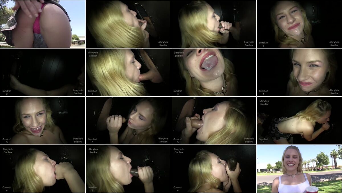 Gloryhole Swallow - Mallory 2nd Visit   FreePornIn.com