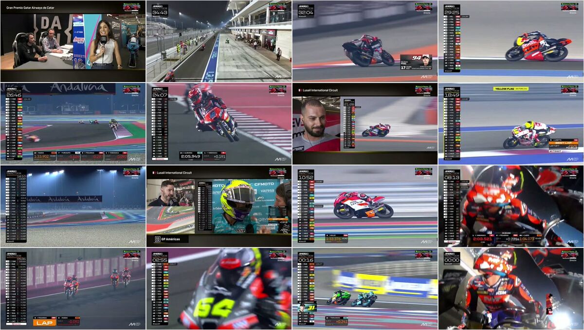 Practica1 de Moto3 del G P  de Qatar - 11-04-25