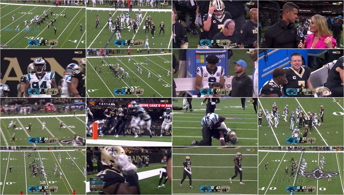 Carolina Panthers at New Orleans Saints 08 09 2024 low