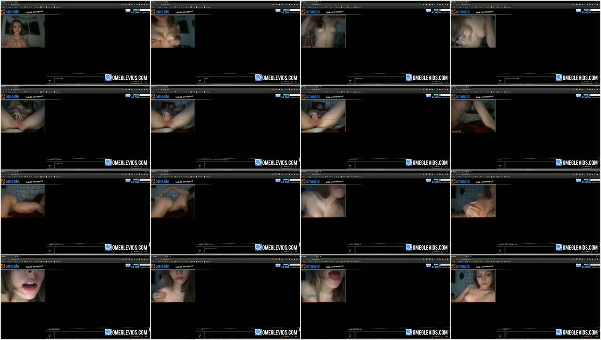 Pefect Teenager Chokes Herself On Omegle
