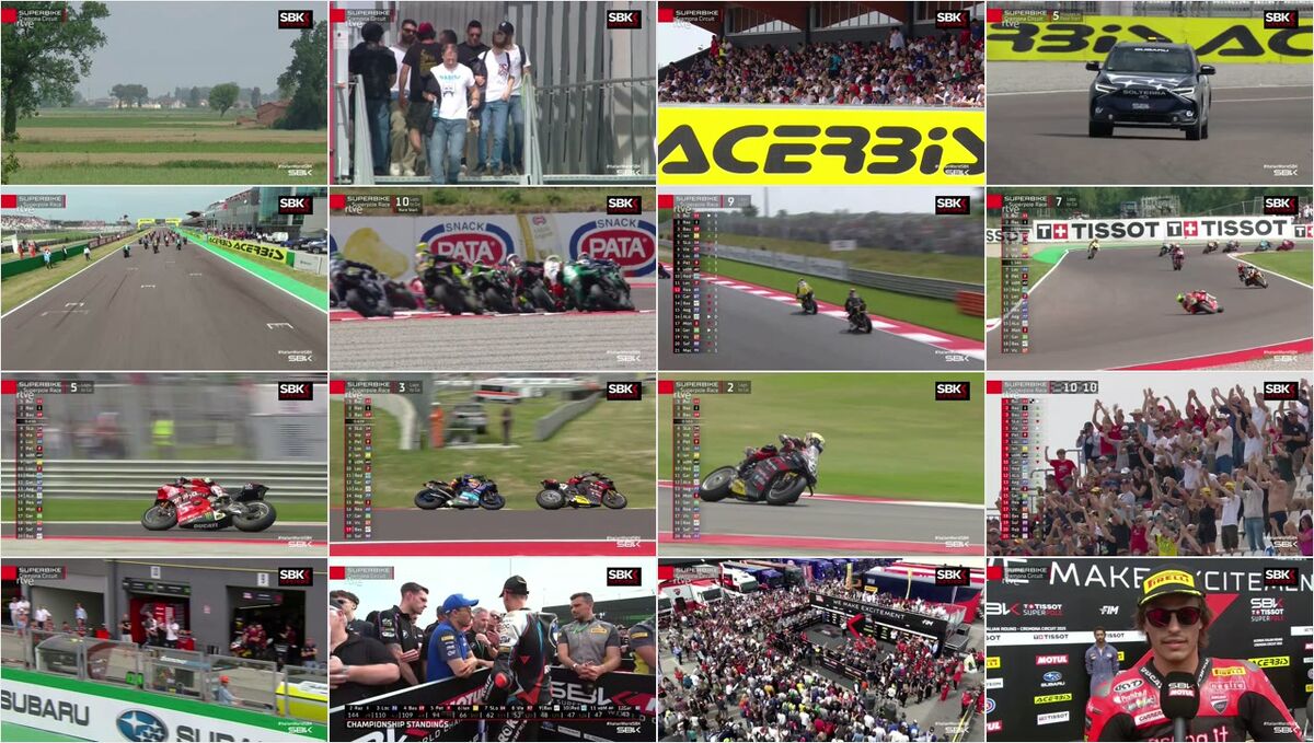 WSBK Superpole desde el circuito de Cremona ( Italia) 04-05-25