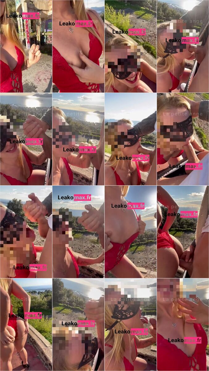 La petite ange   VID CAD 15   je suce en lingerie rouge dans un 