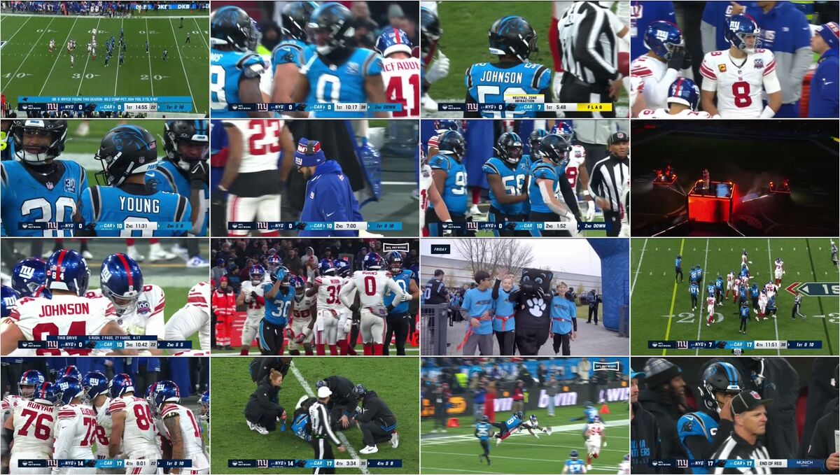 New York Giants at Carolina Panthers 10 11 2024 low