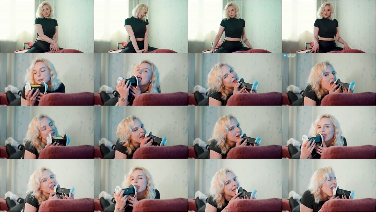thesounds of girls ASMR - Gently Girlfriend Licks Your Ears Inte