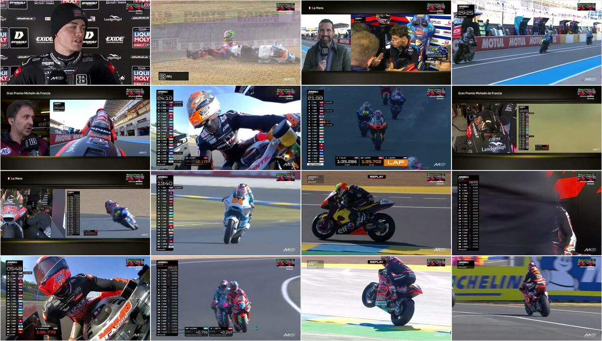 FP2 de Moto2 del G P  de Francia - 10-05-25