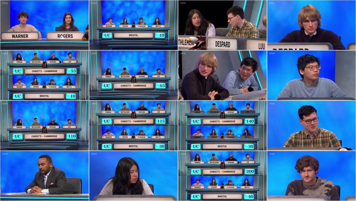 University Challenge S31E35 (21 Apr 2025) [540p]