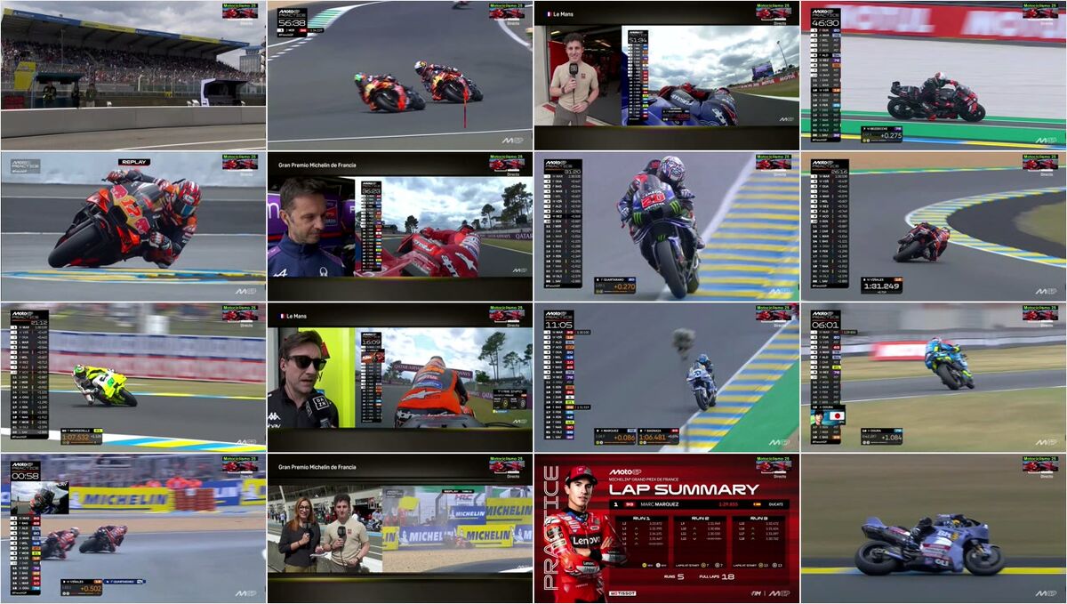 Practica de MotoGP del G P  de Francia - 09-05-25