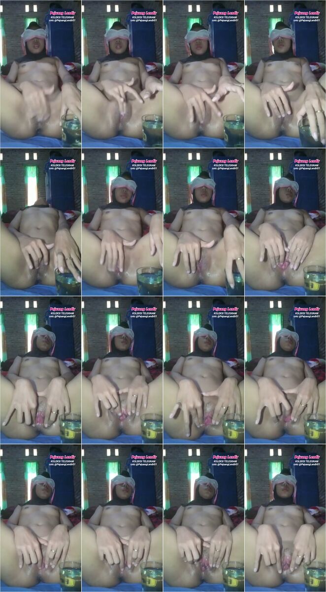 Hijab Binal Colok Memek Mata Ditutup BH 3