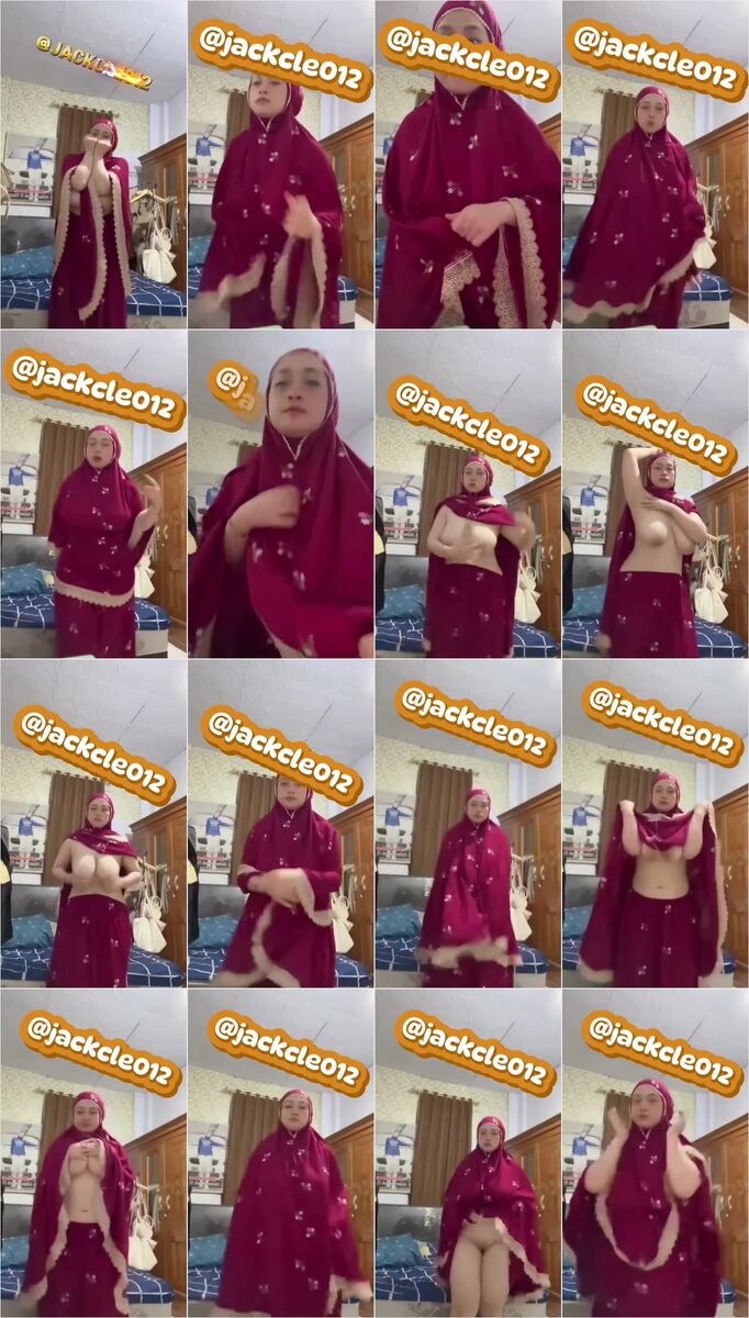 Mukena merah liatin body