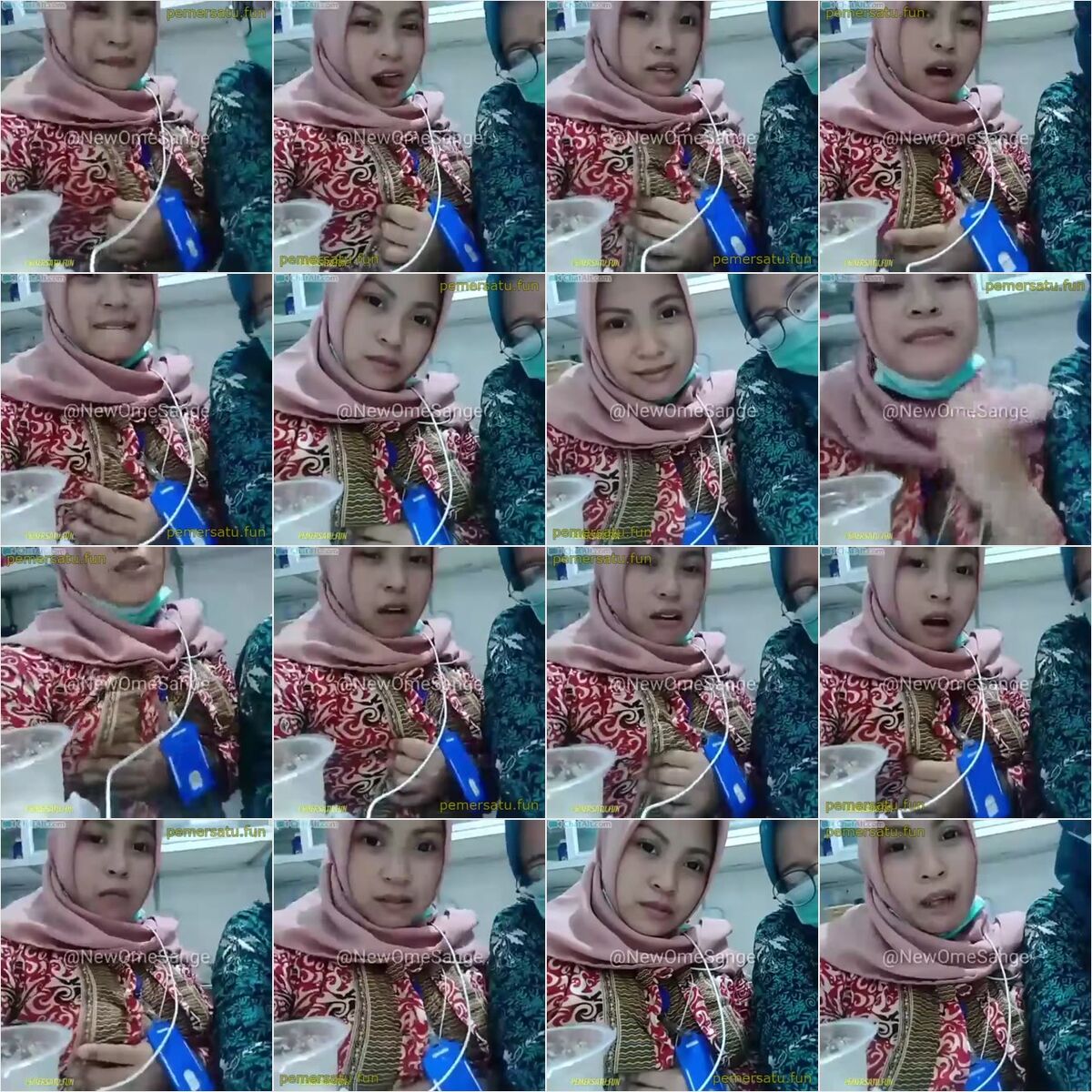 ometv jilbab pakai batik ometv remas susu sange
