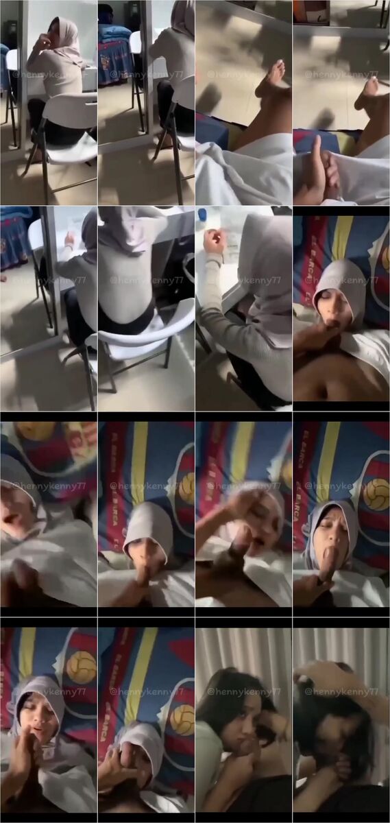 Paksa Hijab Cantik Sepong Kontol