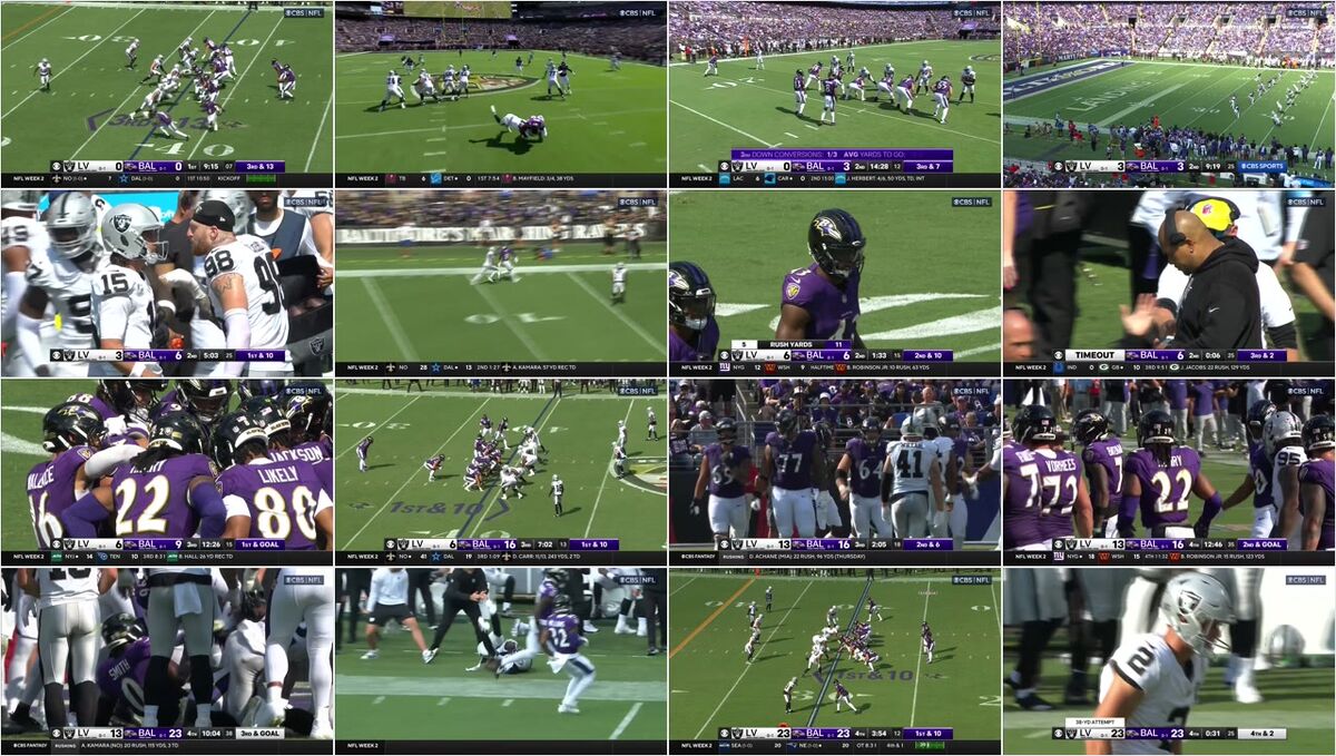 Las Vegas Raiders at Baltimore Ravens 15 09 2024 low
