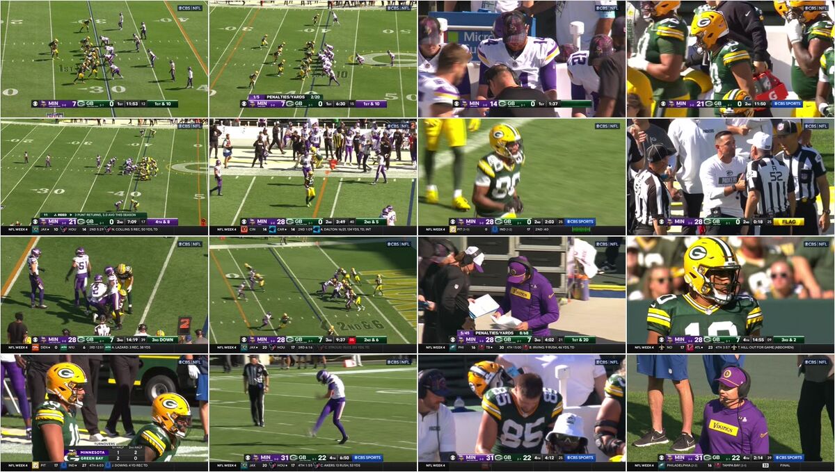 Minnesota Vikings at Green Bay Packers 29 09 2024 low