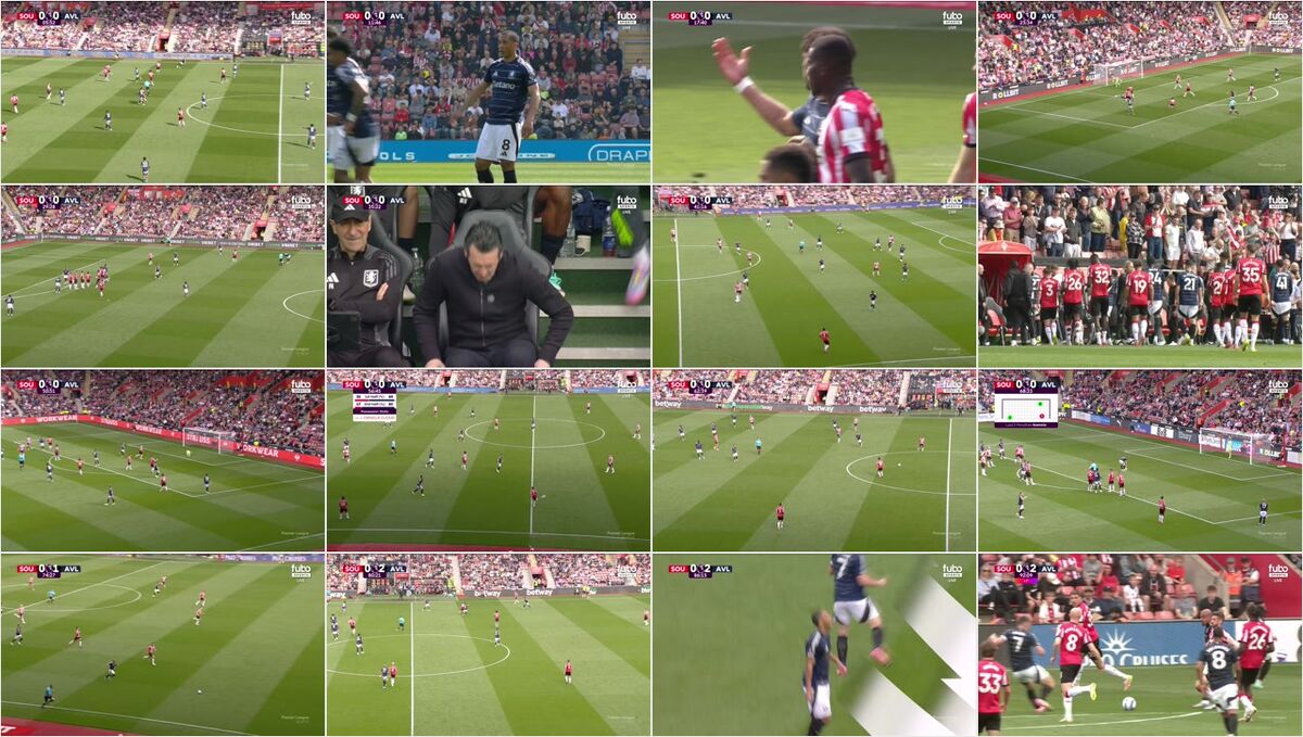 EPL 2025 Southampton vs Aston Villa 12 04 720pEN30fps