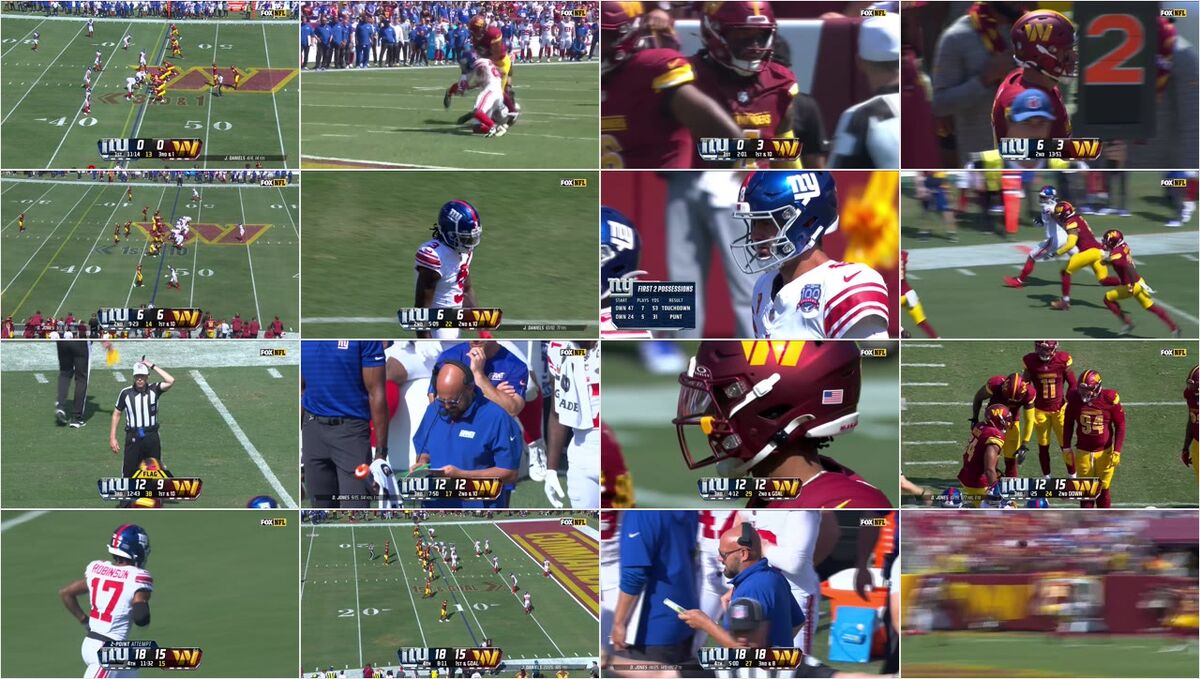 New York Giants at Washington Commanders 15 09 2024 low