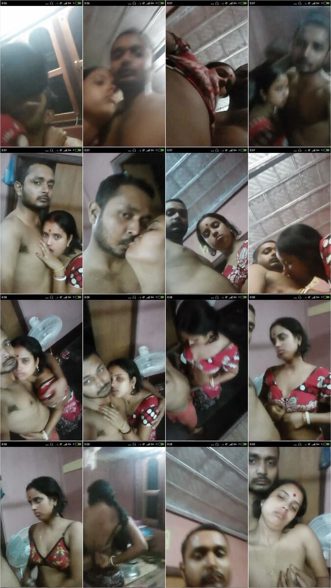 Newly-Married Couple Foreplay Sex On Cam