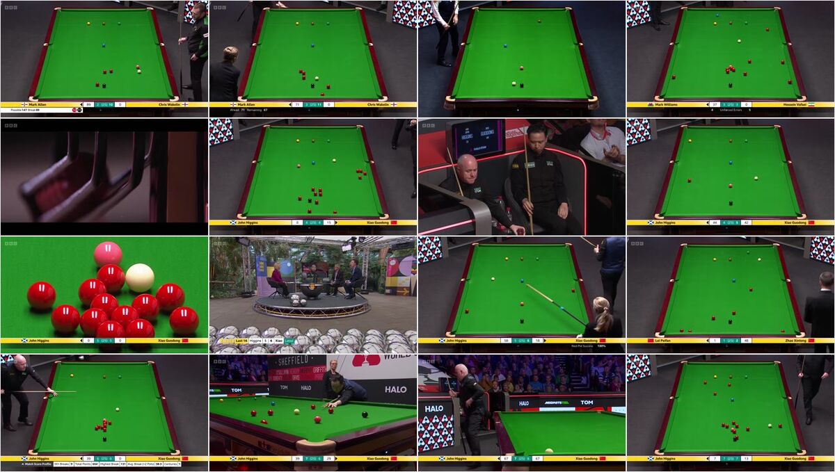 Snooker World Championship 2025 - Day 7 Afternoon Session (25 Ap