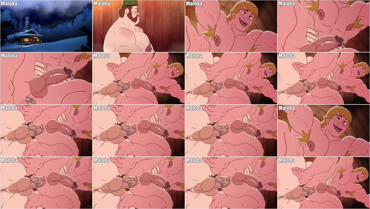 Kristoff in Oaken s sauna