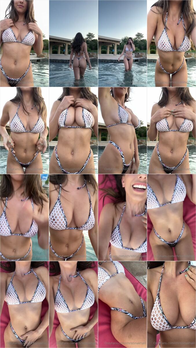 Christina Khalil See Through PPV - 17 July 2022 - Nude Boobs In 