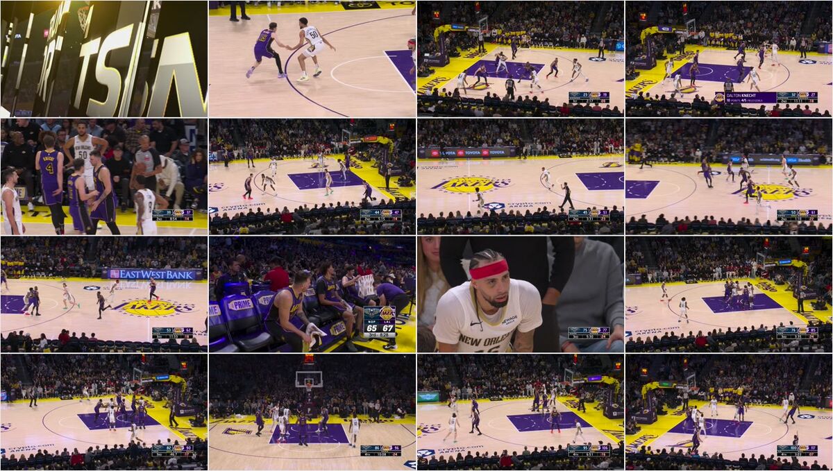 NBA RS 2025 New Orleans Pelicans vs Los Angeles Lakers 04 04 108