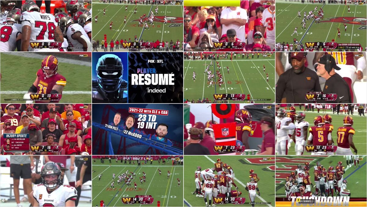 Washington Commanders at Tampa Bay Buccaneers 08 09 2024 low