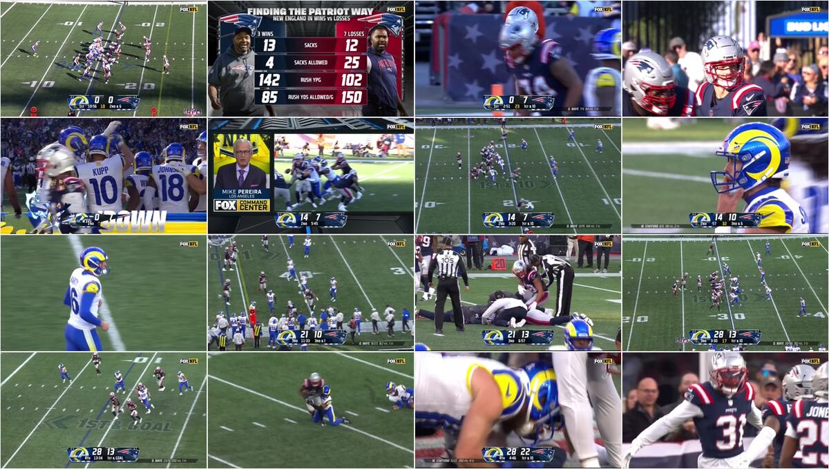 Los Angeles Rams at New England Patriots 17 11 2024 low