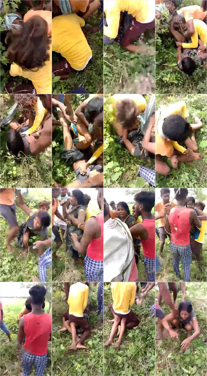 Village Aunty Forcefully Fuck By Gang