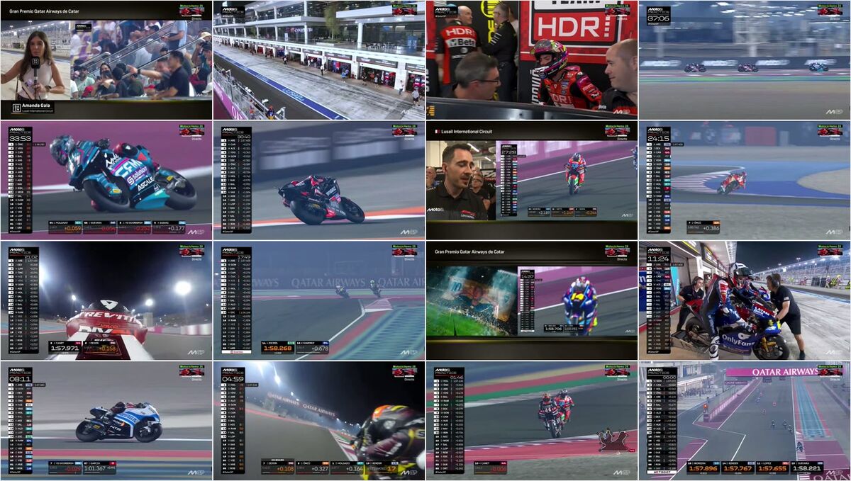 Practica1 de Moto2 del G P  de Qatar - 11-04-25