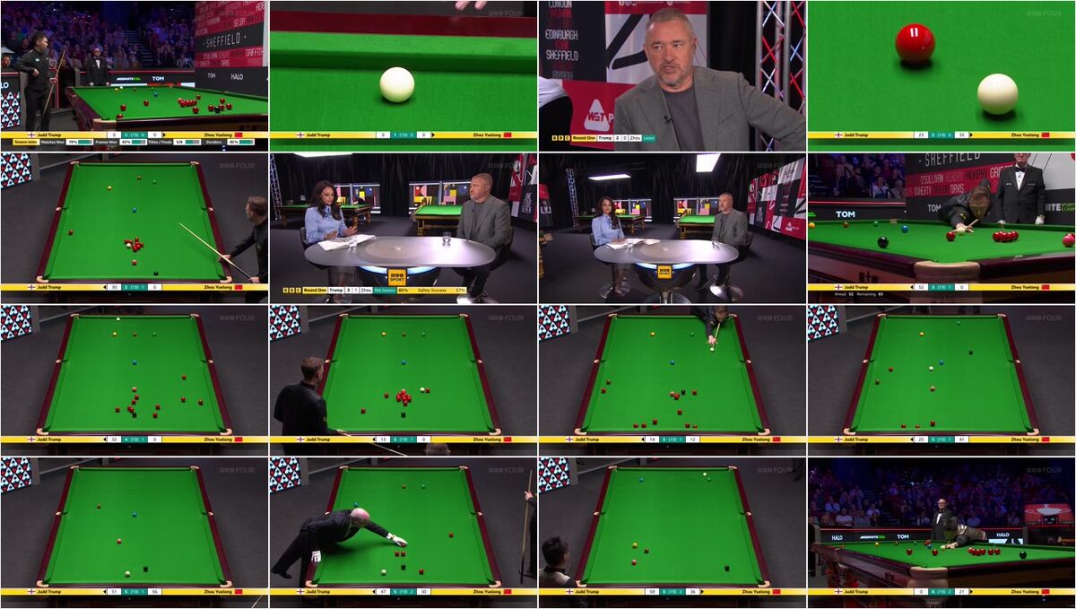 Snooker World Championship 2025 - Day 4 Evening Session (22 Apr 