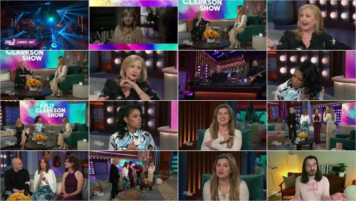 The Kelly Clarkson Show 2025 05 07 Patricia Clarkson 720p WEB H2