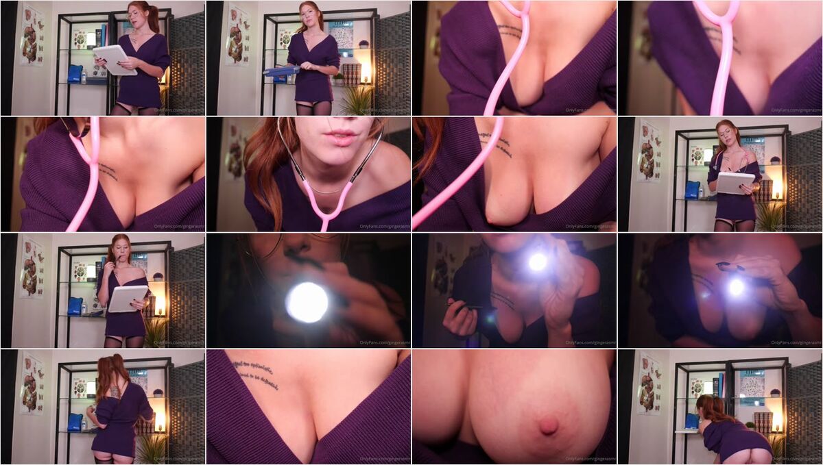 Ginger ASMR - 19 February 2021 - Flirty Nurse gives you a medica