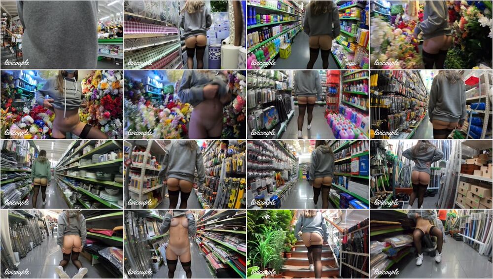 Public Dirty Anal Shopping (Stranger Look) Livicouple 1440P-42