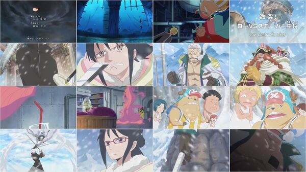 One Piece - 587 - Duello! Law vs Smoker