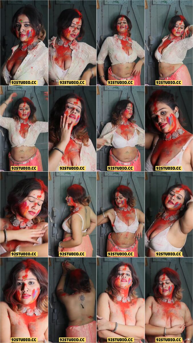 Tale Of Ritz Nude Boobs Colored Holi Special Video