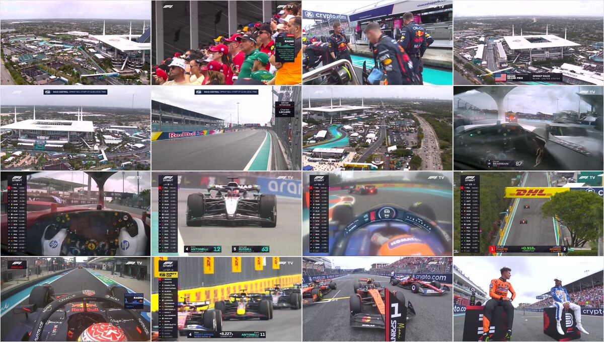 Formula 1 2025x34 Round 06 MiamiGP Sprint F1 Live 720p SS