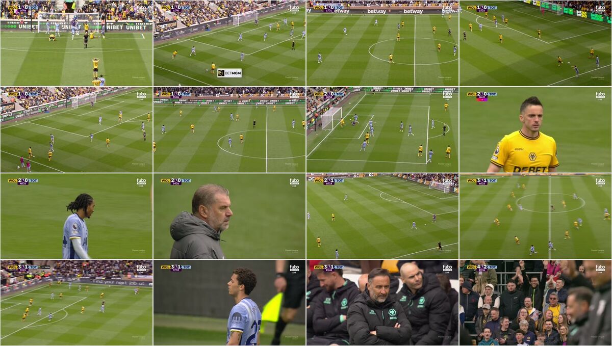 EPL 2025 Wolverhampton vs Spurs 13 04 720pEN60fps