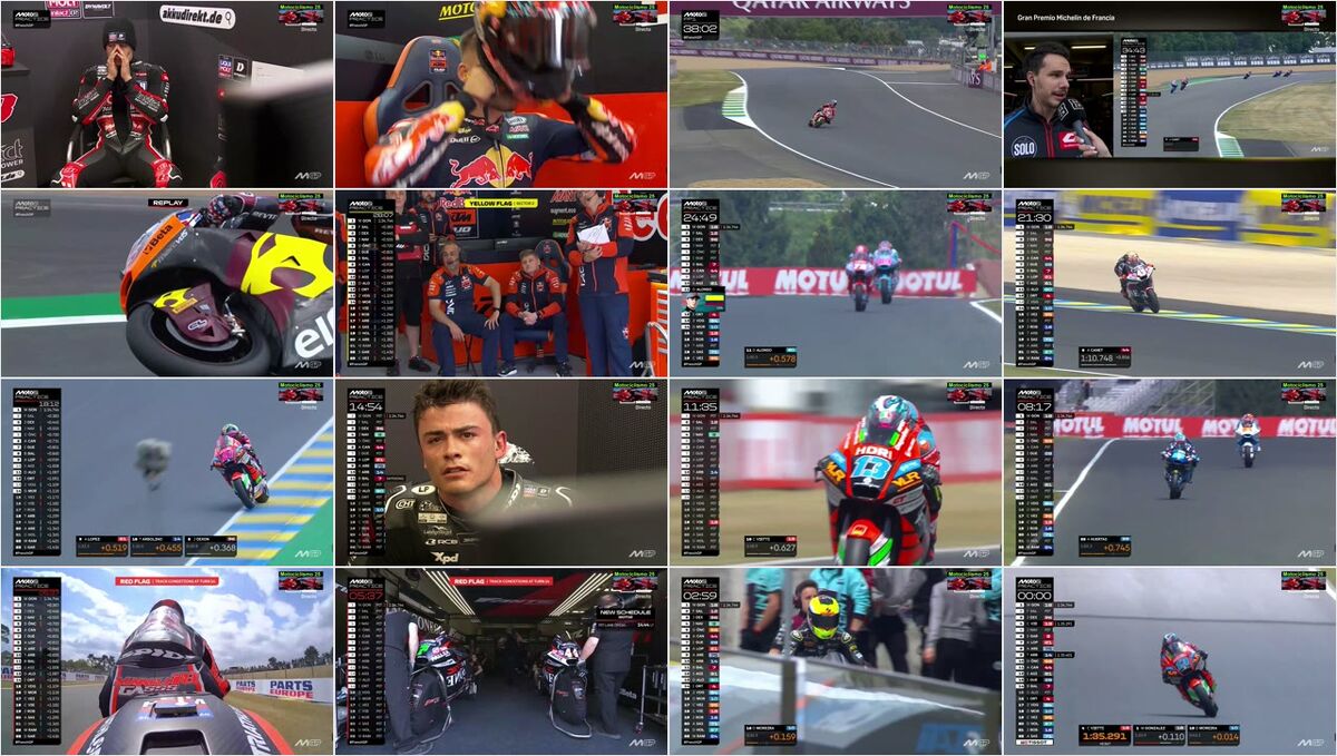 Practica de Moto2 del G P  de Francia - 09-05-25