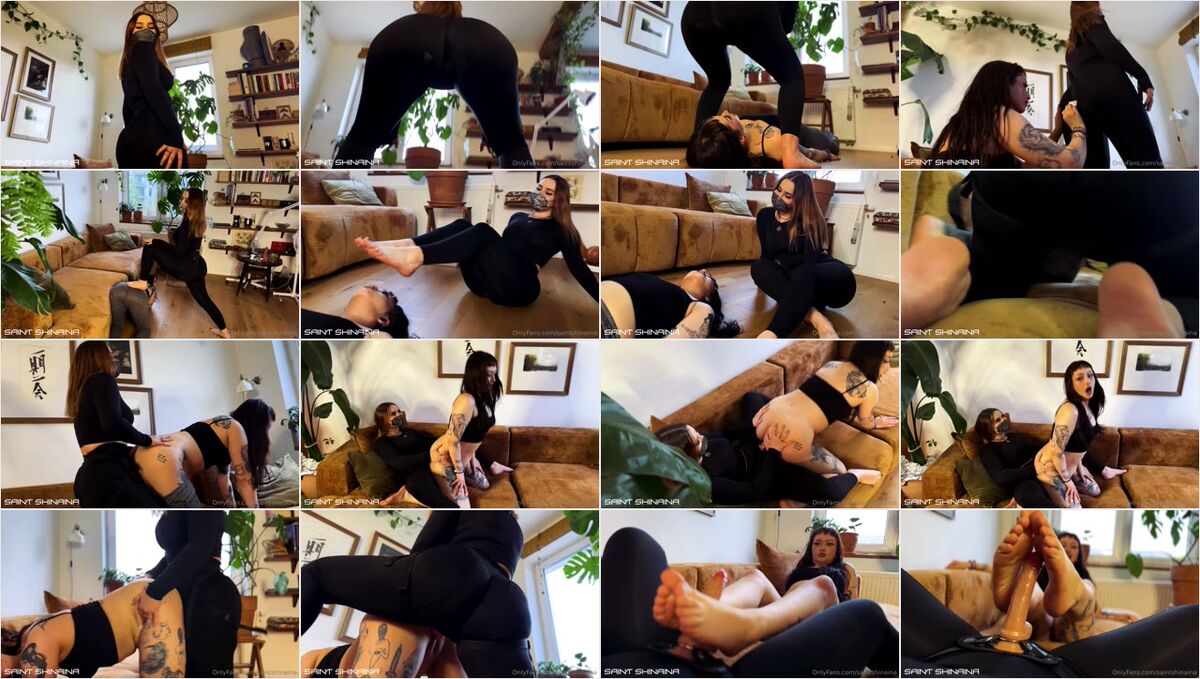 Saint Shinaina - LesDom Strap-on Workout With Mistress