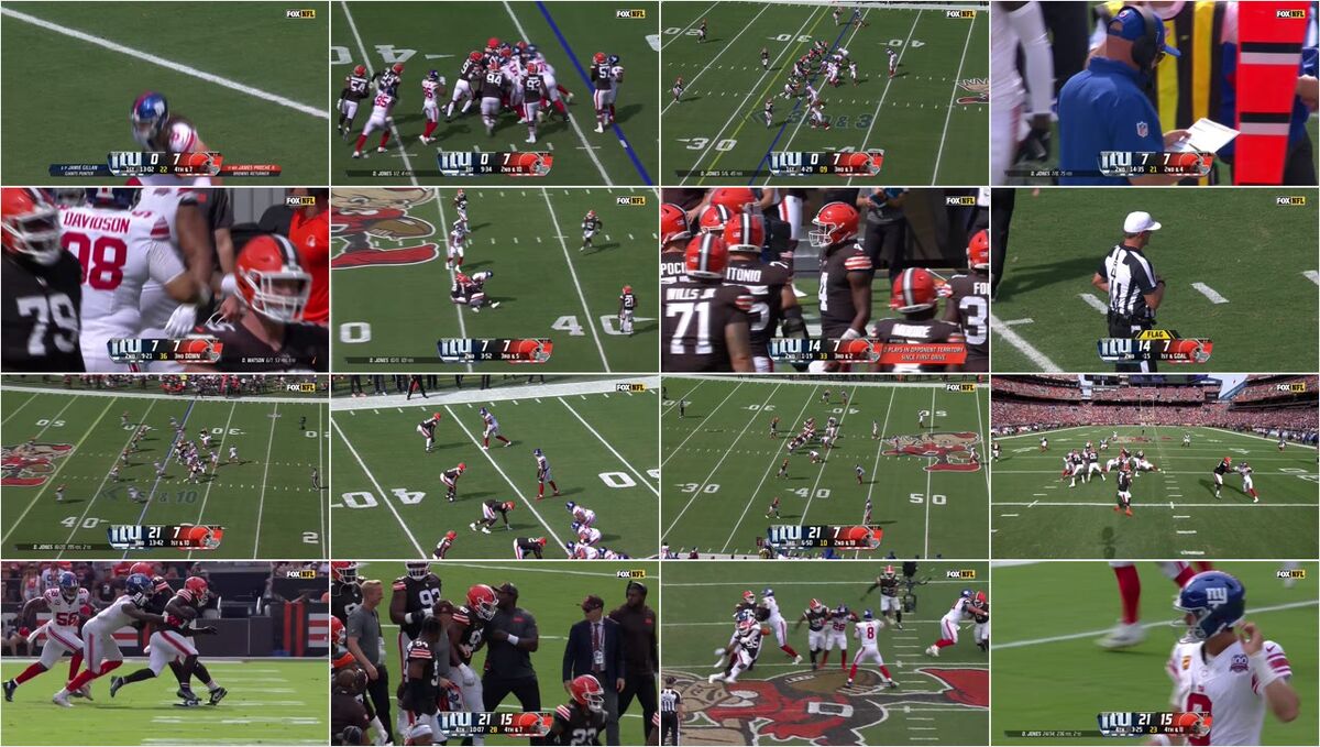 New York Giants at Cleveland Browns 22 09 2024 low
