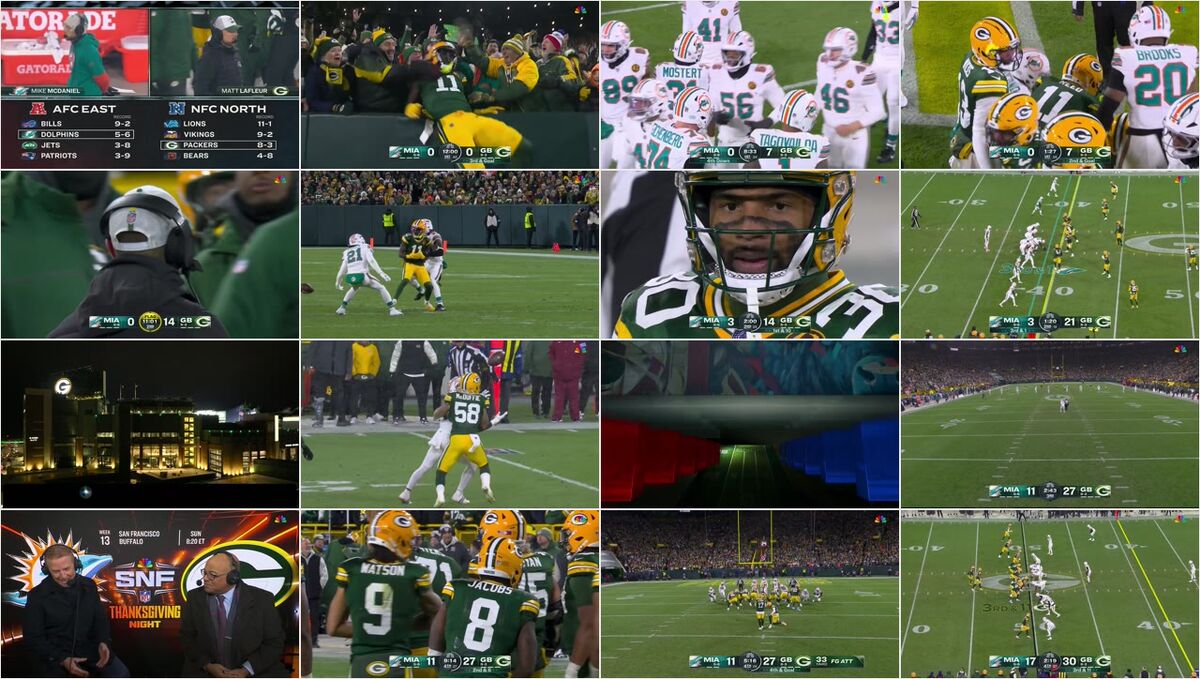Miami Dolphins at Green Bay Packers 28 11 2024 low