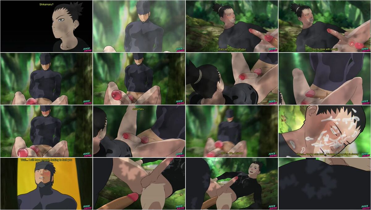 Asuma Sensei knows how to rub yummy cock ( Naruto Yaoi )