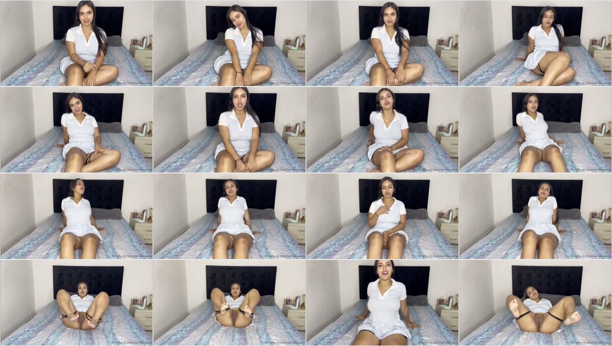 latina STEPDAUGHTER gripping pussy  Legs up REAL orgasm