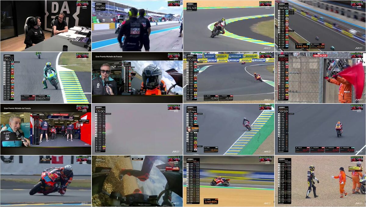 Practica de Moto3 del G P  de Francia - 09-05-25