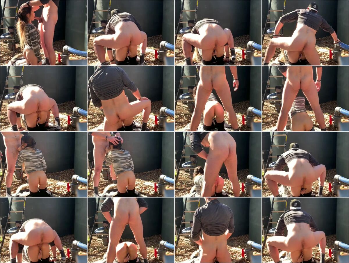 Girl Takes a Big Dick, Deep Anal, Outdoors PipeNherDeep 720p