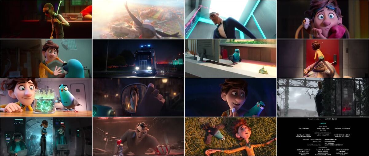 Spies in Disguise 2019 480p BluRay Hindi English DD 2 0 ESubs-Sk