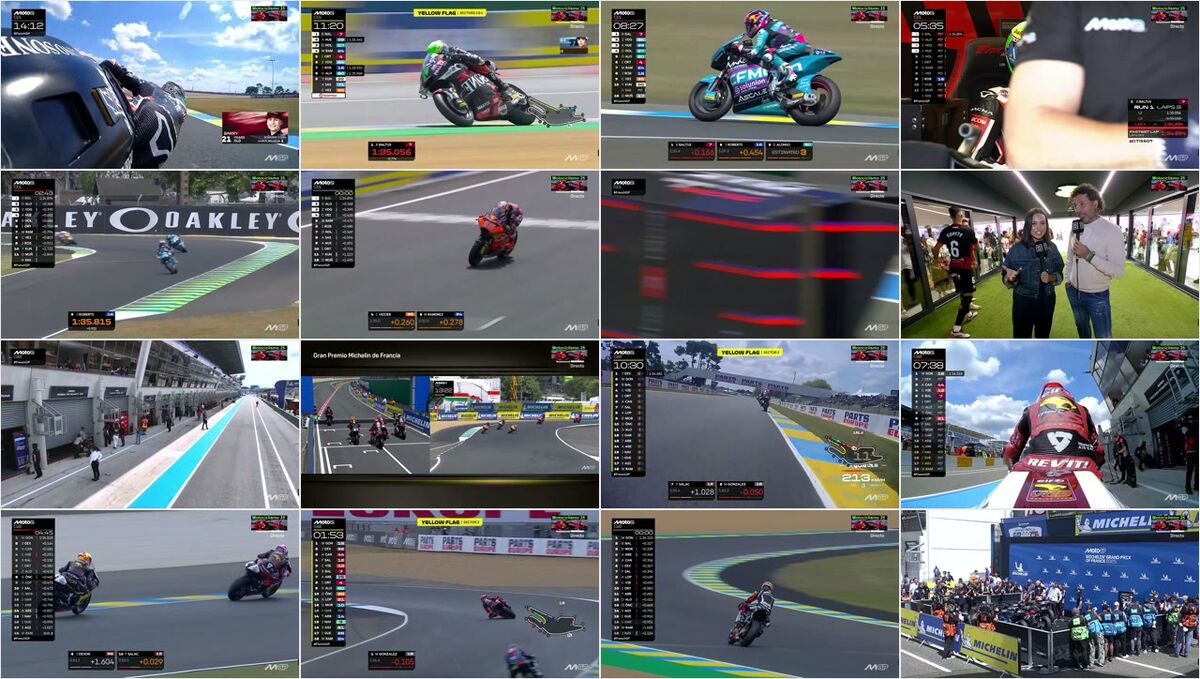 Q1 y Q2 de Moto2 del G P  de Francia - 10-05-25